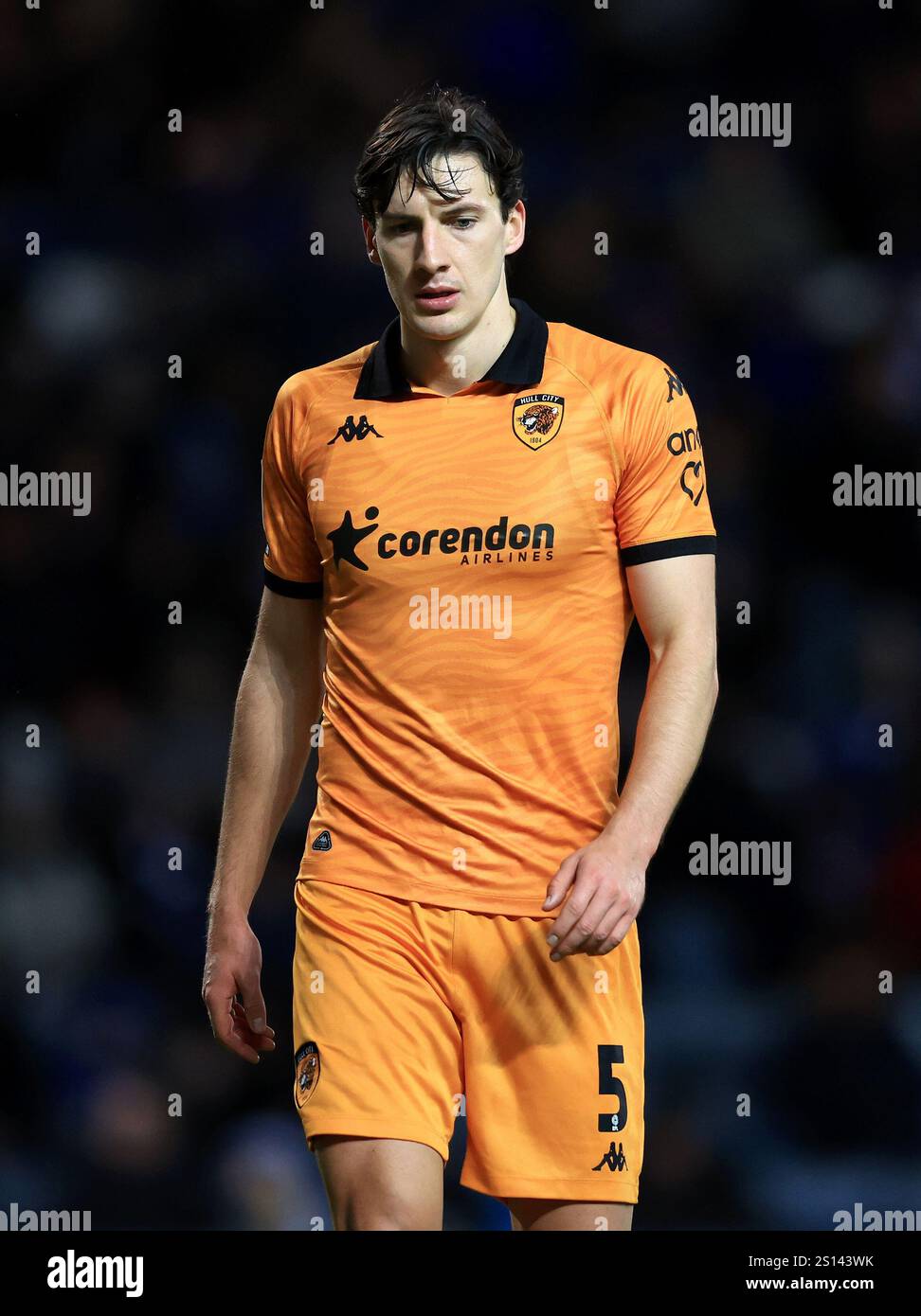 Hull City's Alfie Jones during the Sky Bet Championship match at Ewood ...