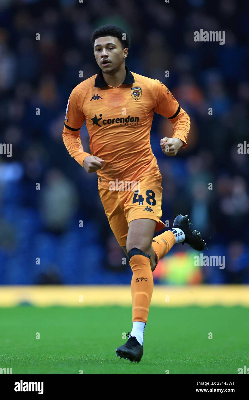 Hull City's Mason Burstow during the Sky Bet Championship match at ...
