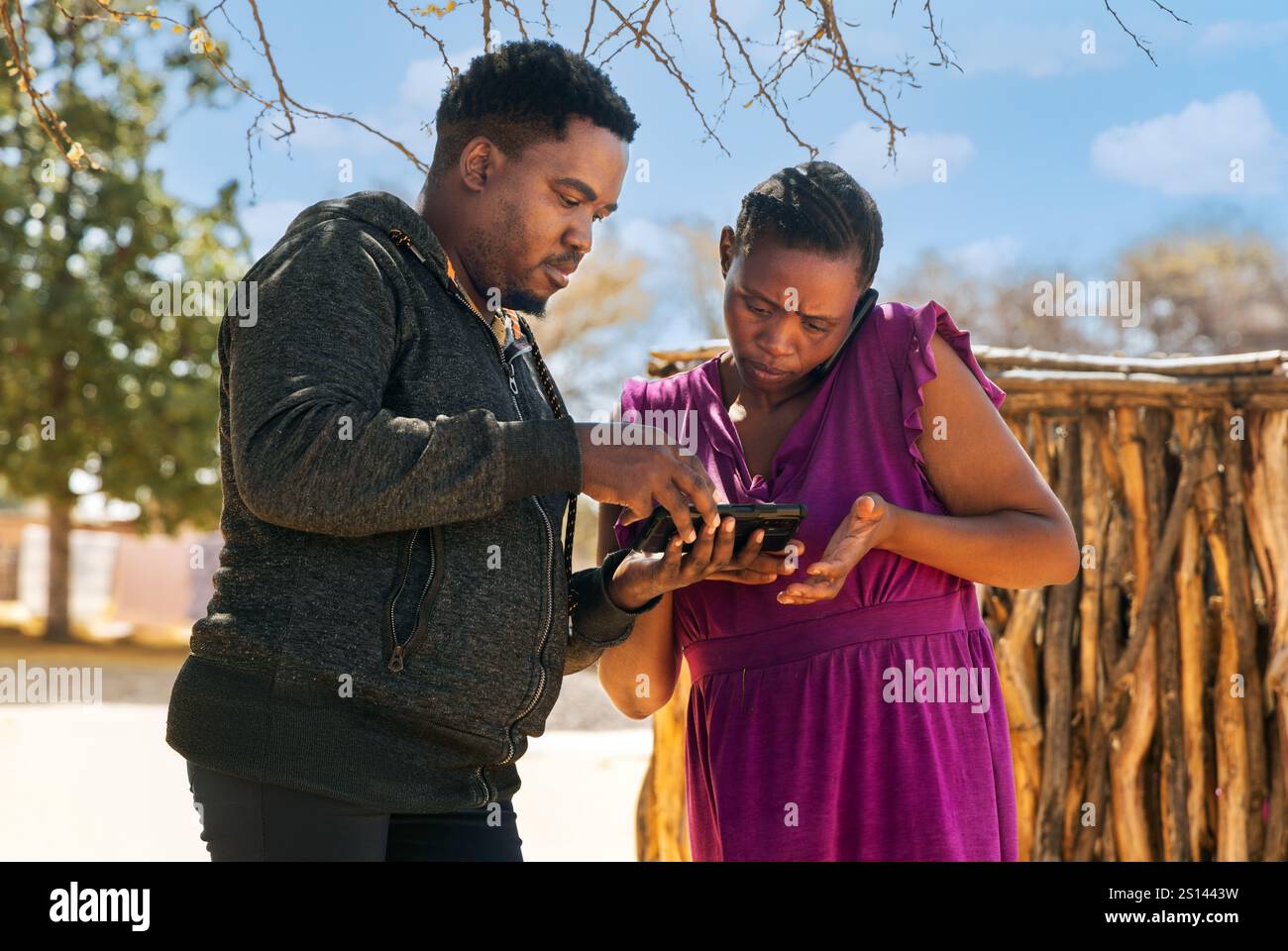 african village, social worker volunteer NGO making population census ...