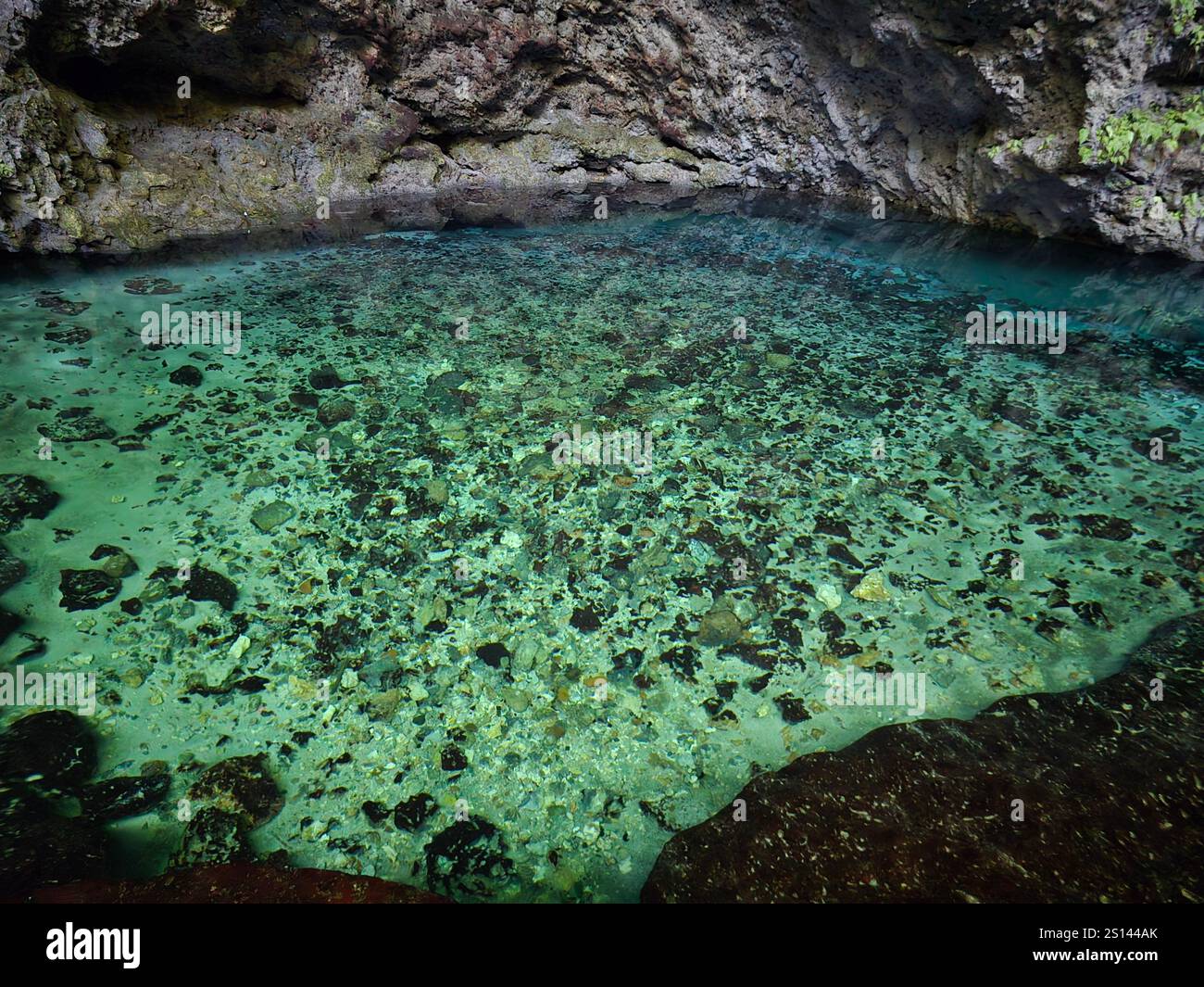 National Park Los Tres Ojos (The Three Eyes Stock Photo - Alamy