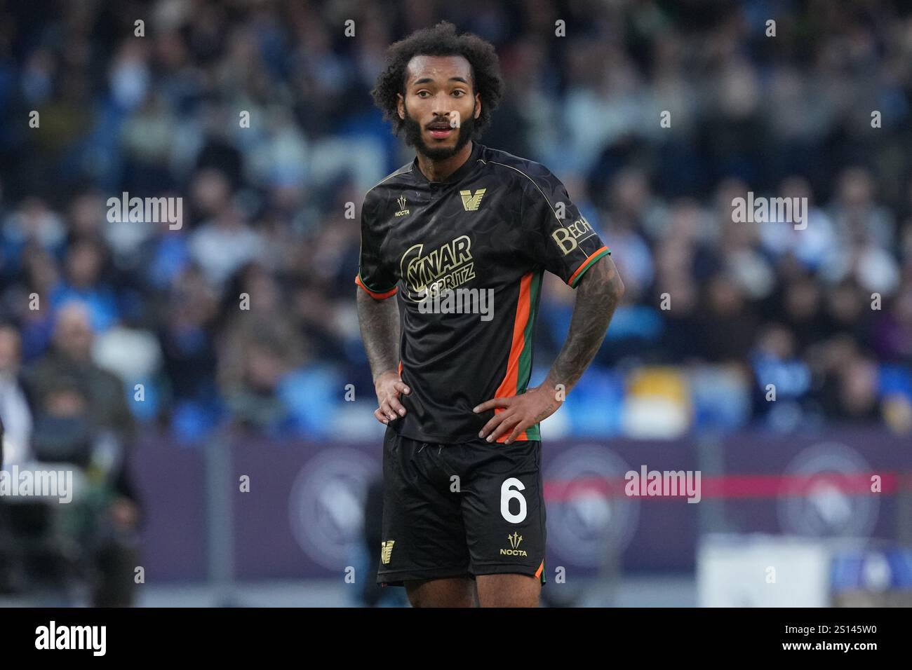 Naples, Italy. 29 Dec, 2024. Gianluca Busio of Venezia FC during the ...