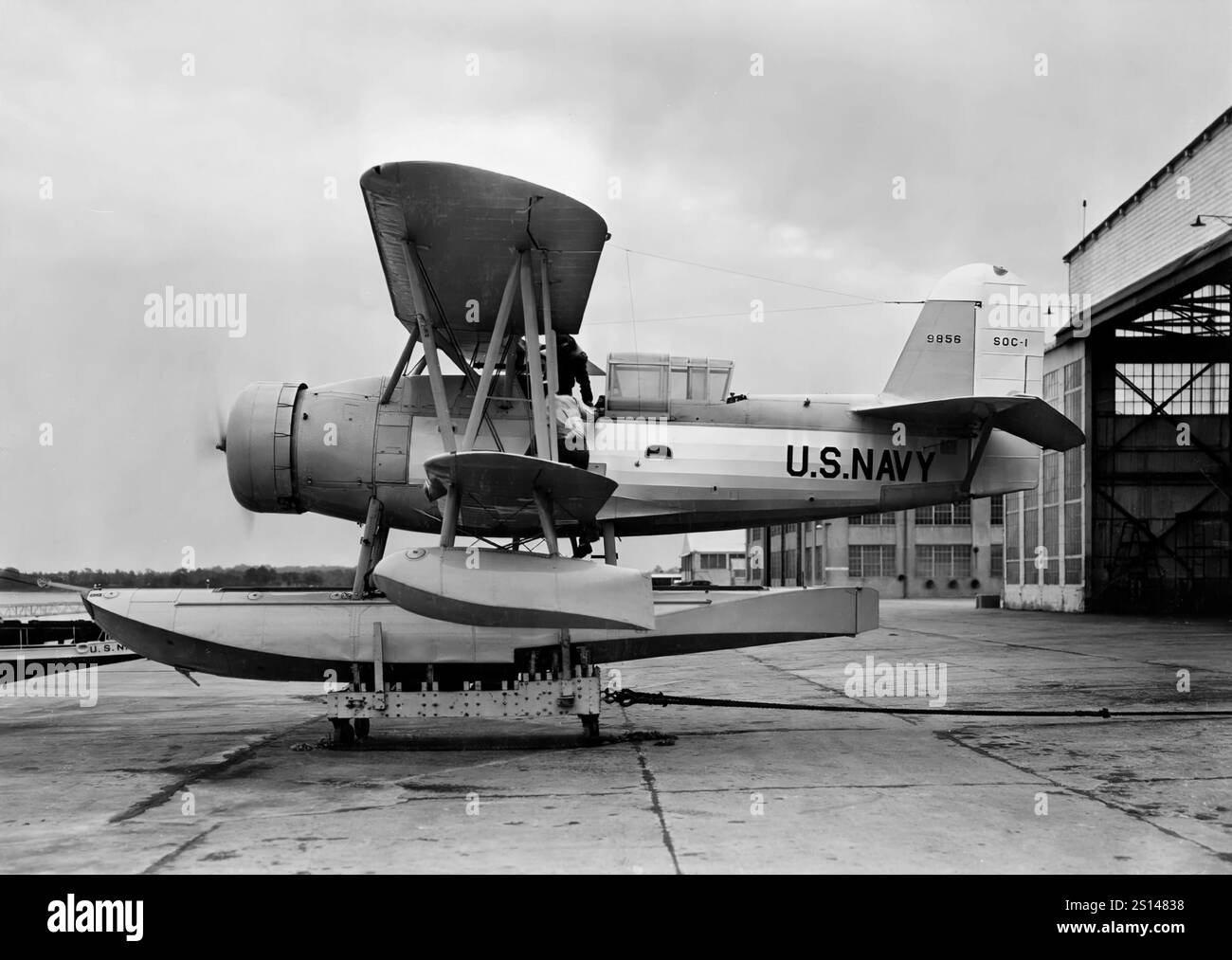 The first Curtiss SOC Seagull, an American single-engined scout ...
