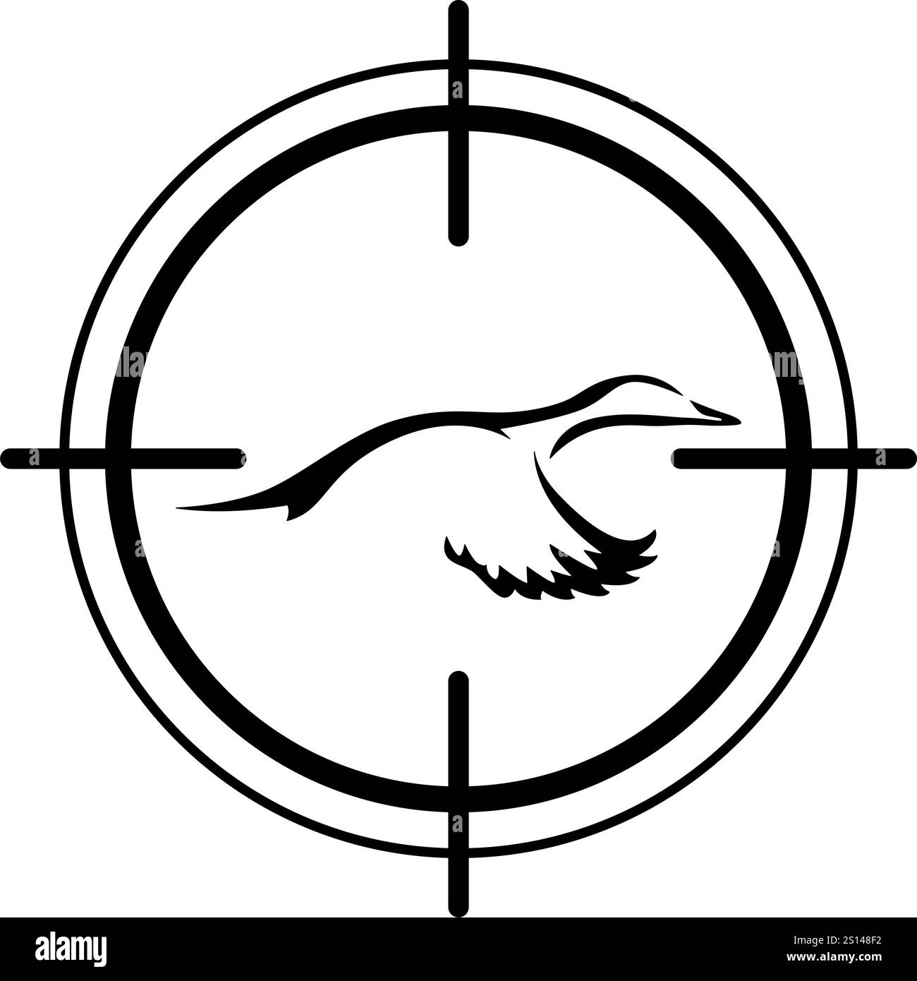 Duck Hunting Digital EPS Vector FIle Stock Vector Image & Art - Alamy