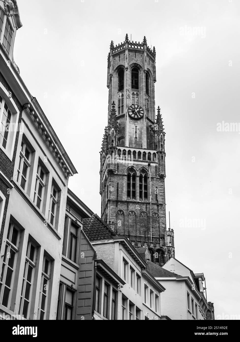 The Belfry Tower of Bruges, or Belfort, is medieval bell tower in the ...