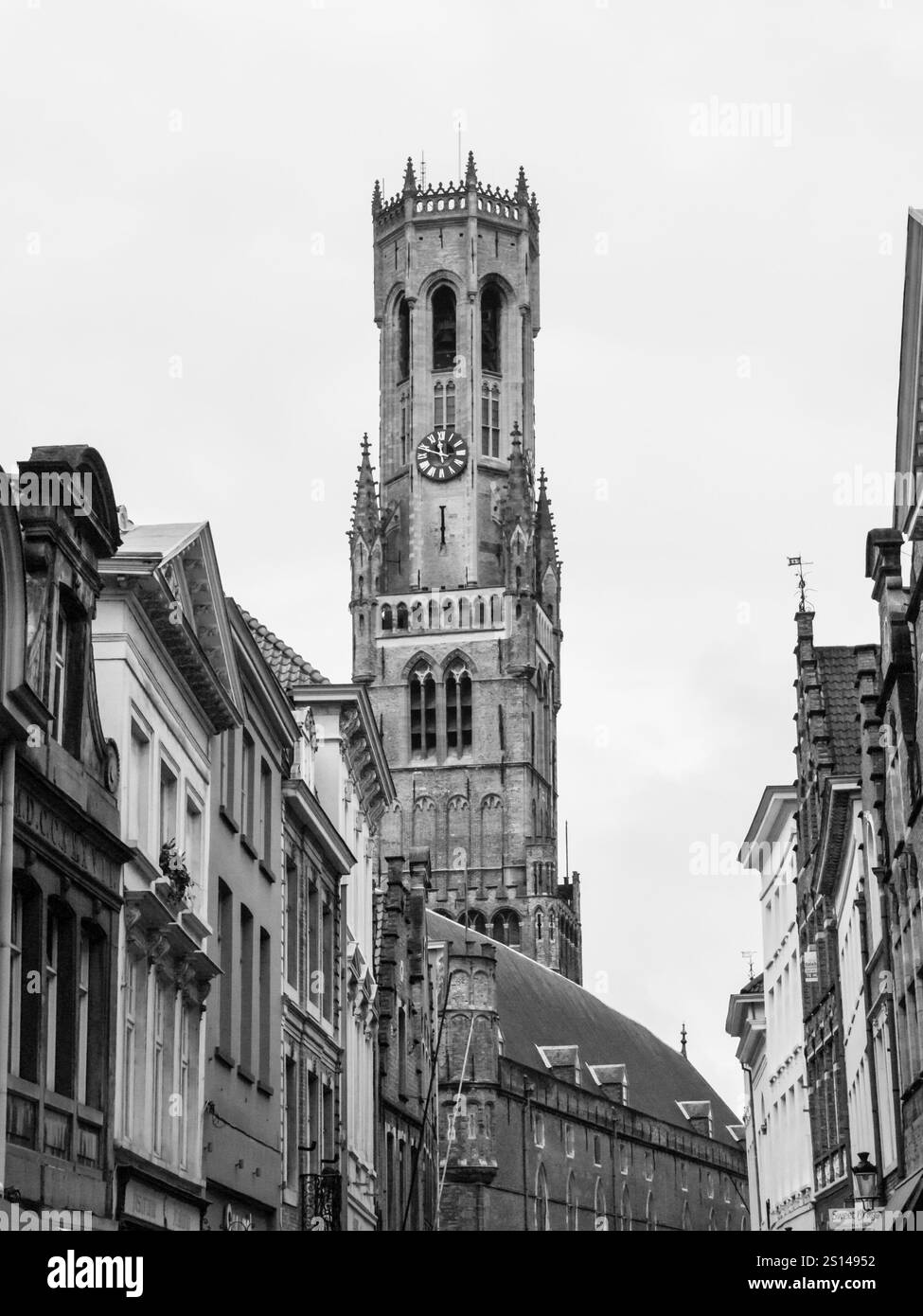 The Belfry Tower of Bruges, or Belfort, is medieval bell tower in the ...