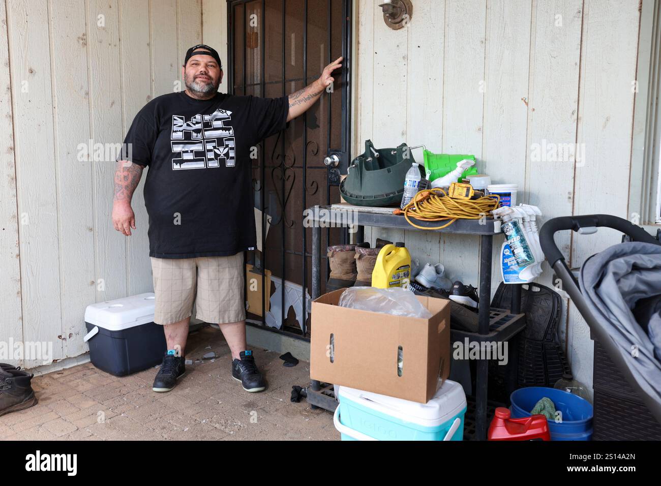 Joshua Kamalo, 43, speaks at his home about his election ordeal after ...