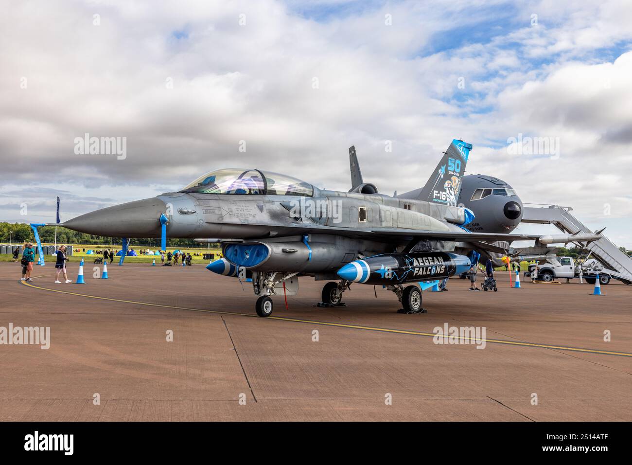Hellenic Air Force - Lockheed Martin F-16D Fighting Falcon, on static ...