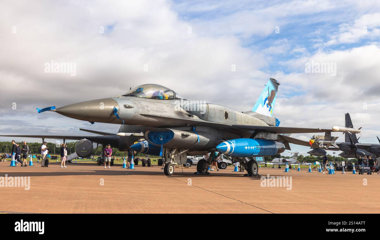 Hellenic Air Force - Lockheed Martin F-16C Fighting Falcon, on static ...