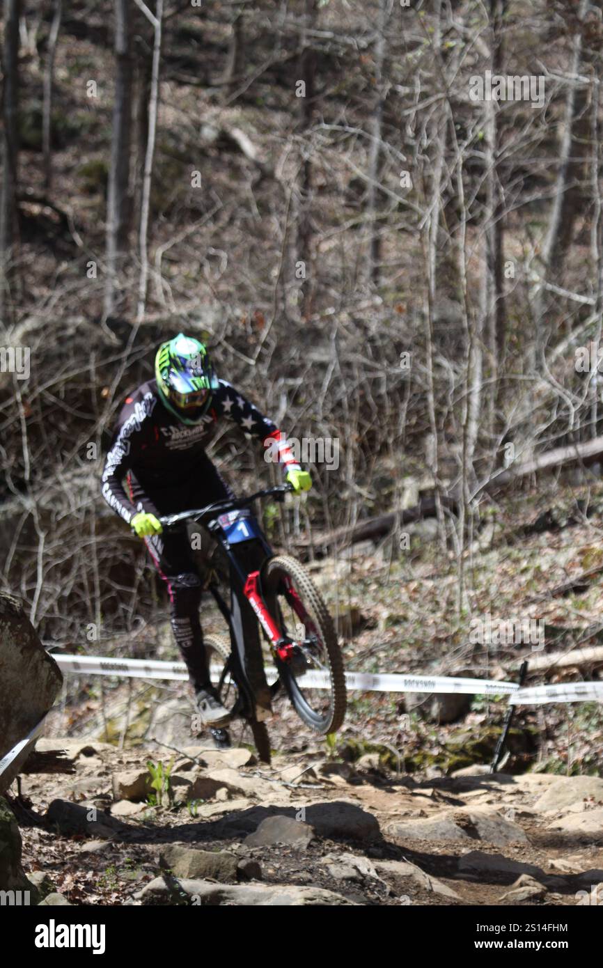 Downhill at Tennessee National Mountain Bike Festival 2024 at Windrock ...