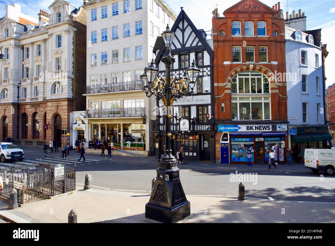 The Strand, Temple, City of London, London, England Stock Photo - Alamy