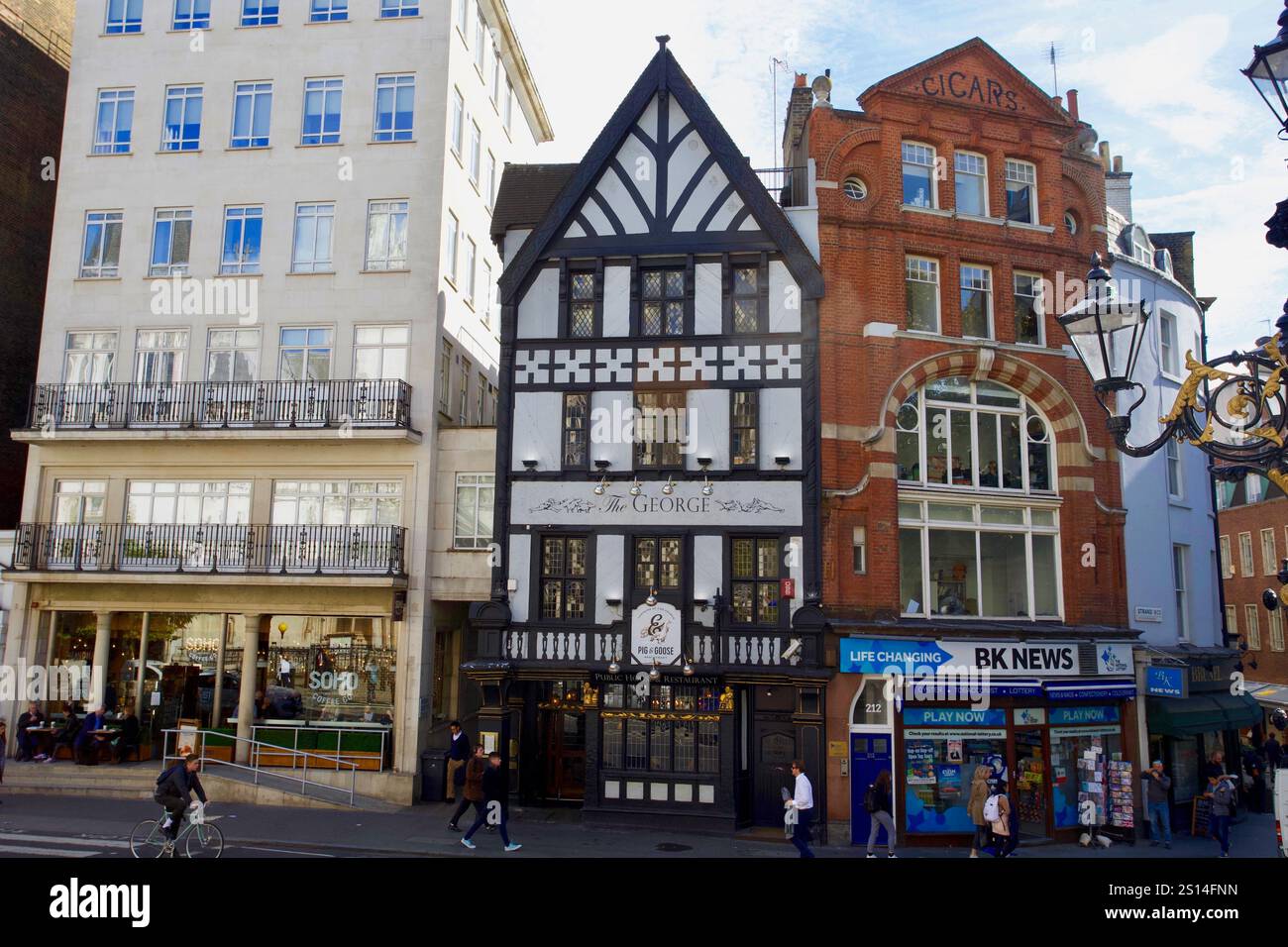 The Strand, Temple, City of London, London, England Stock Photo - Alamy