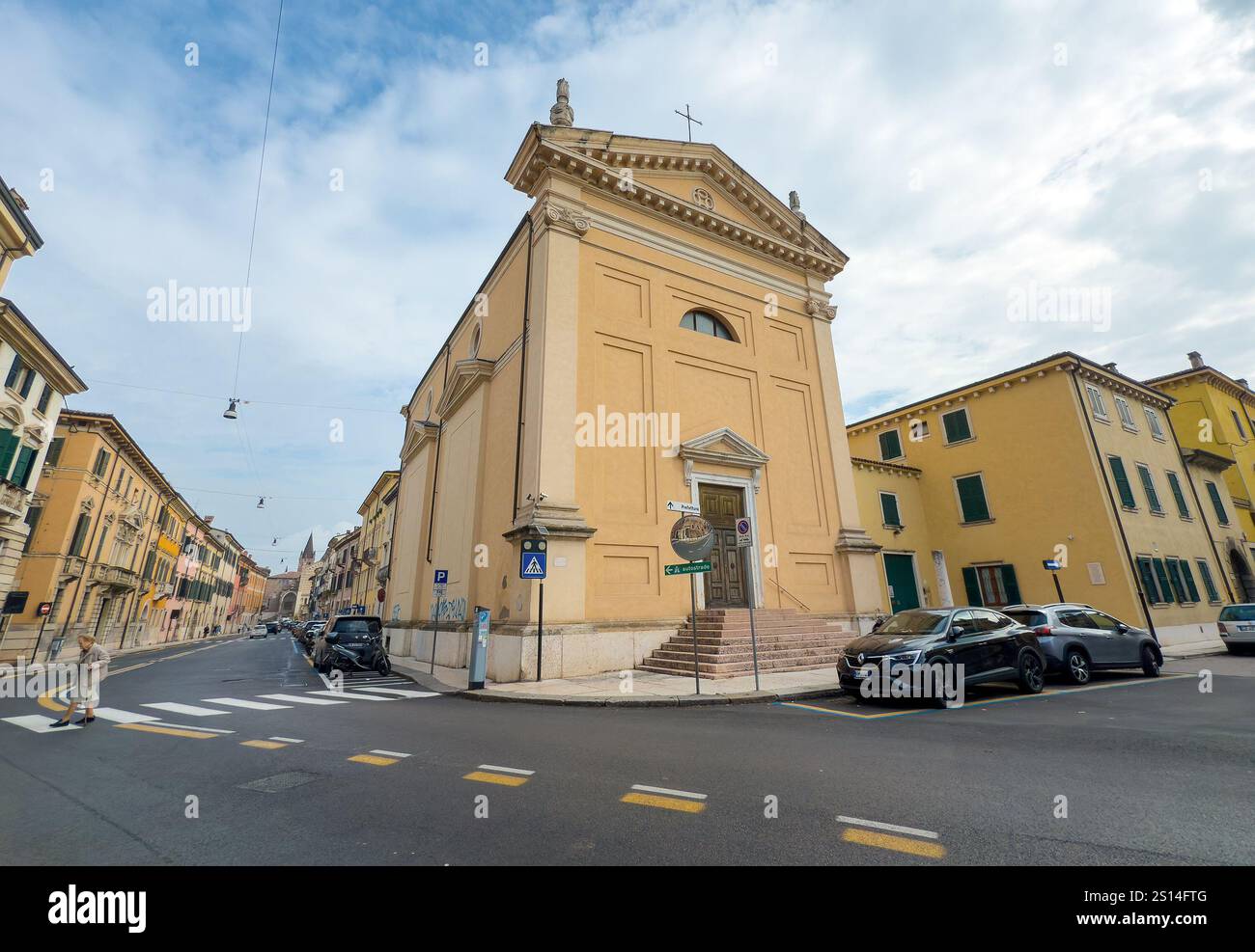 VERONA, ITALY - OCTOBER 28, 2024: Chiesa di San Pietro in Carnario ...
