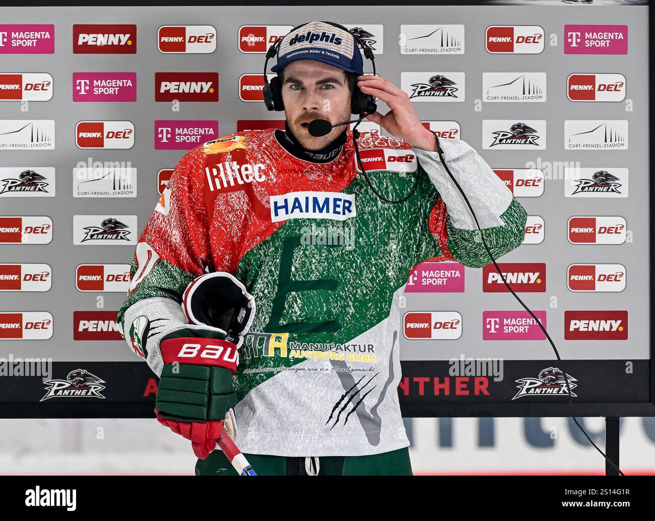 Chris Collins (Augsburger Panther, #10) beim Fernseh - Interview zur ...