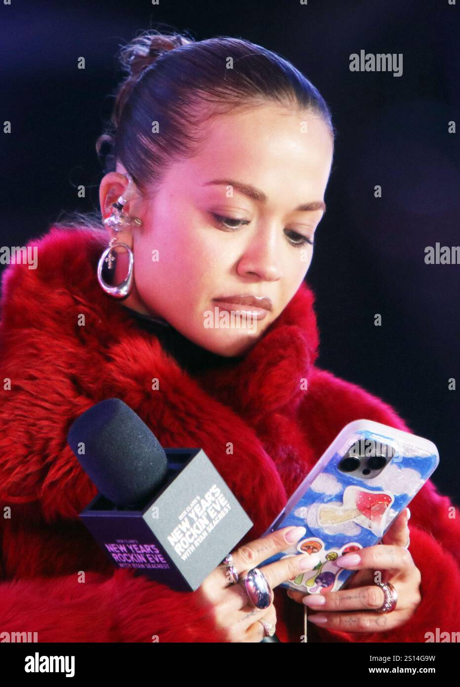 New York, NY, USA. 30th Dec, 2024. Rita Ora at the rehearsal for Dick ...