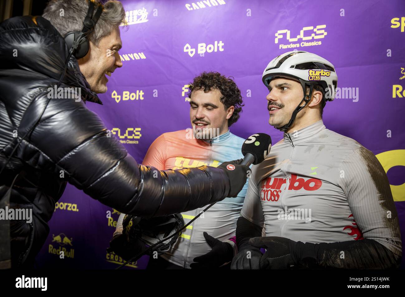 Diegem, Belgium. 30th Dec, 2024. Maarten Vangramberen, Arno The Kid and ...