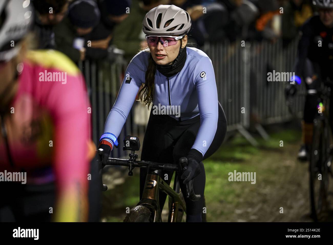Diegem, Belgium. 30th Dec, 2024. Puck Moonen pictured in action during ...