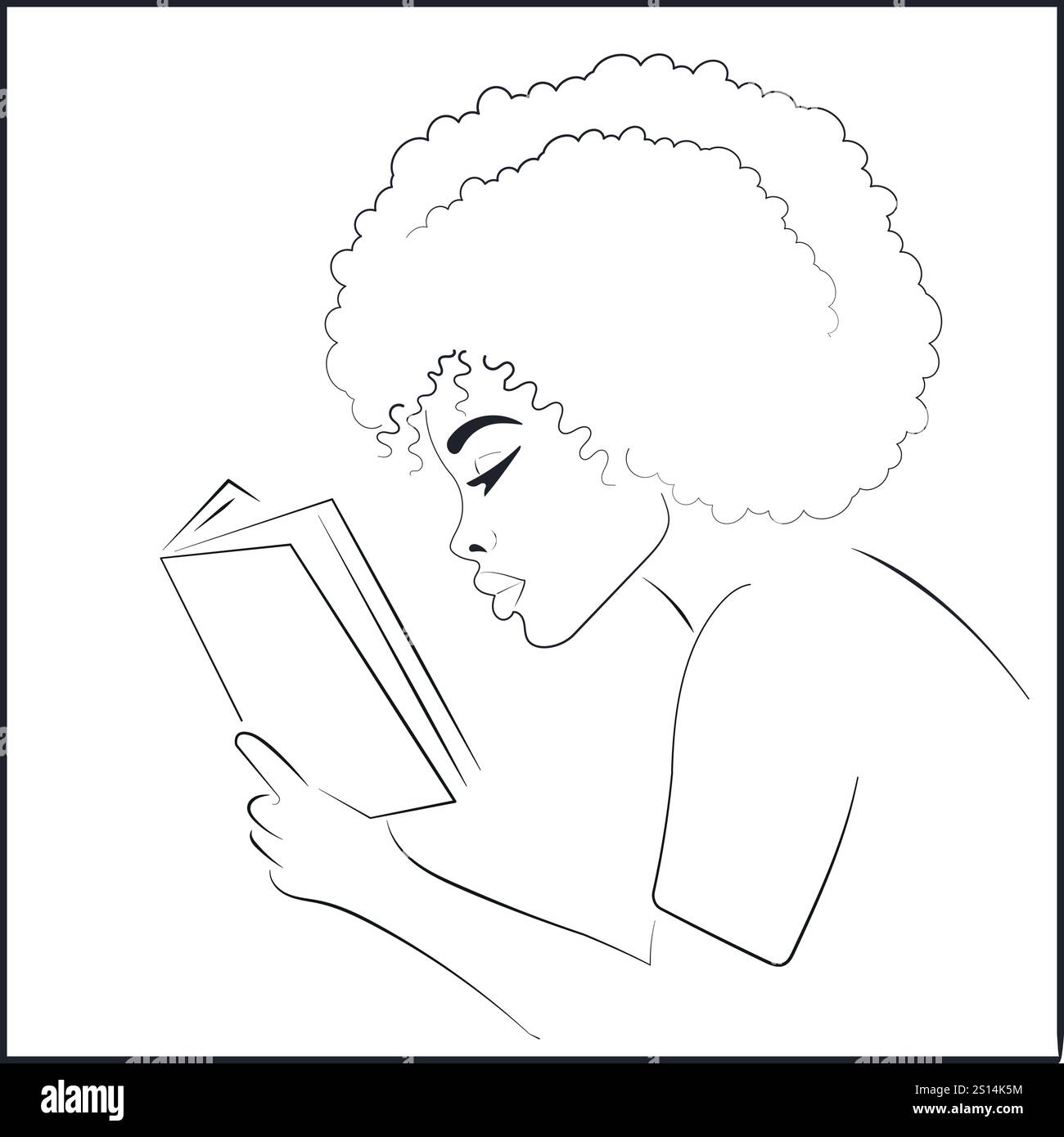 Africanamerican reading hi-res stock photography and images - Alamy