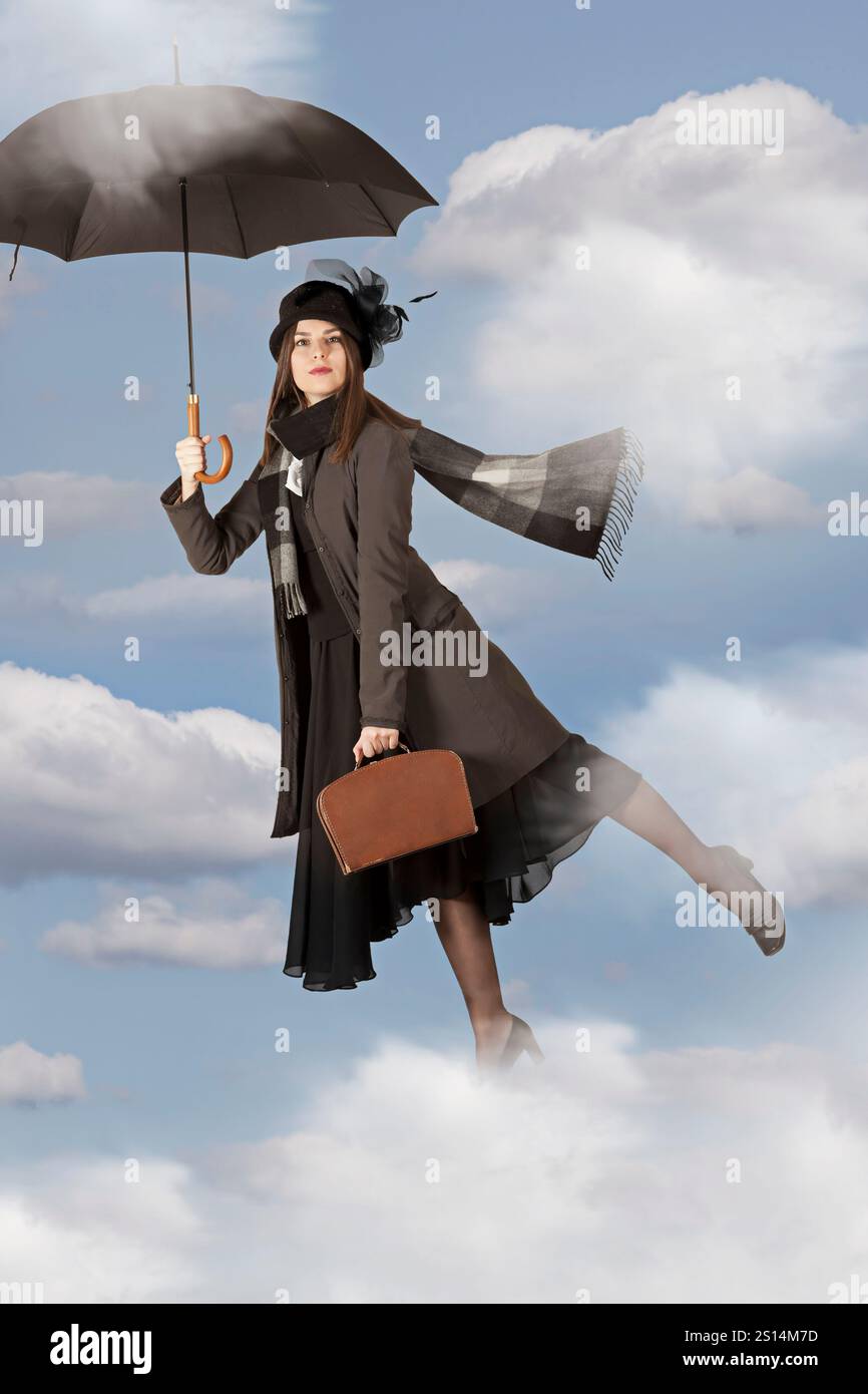 Mary poppins umbrella hi-res stock photography and images Mary poppins umbrella hi-res stock photography and images