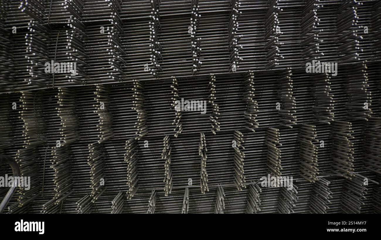 A close up look at a metal stacking arrangement showcasing its unique ...
