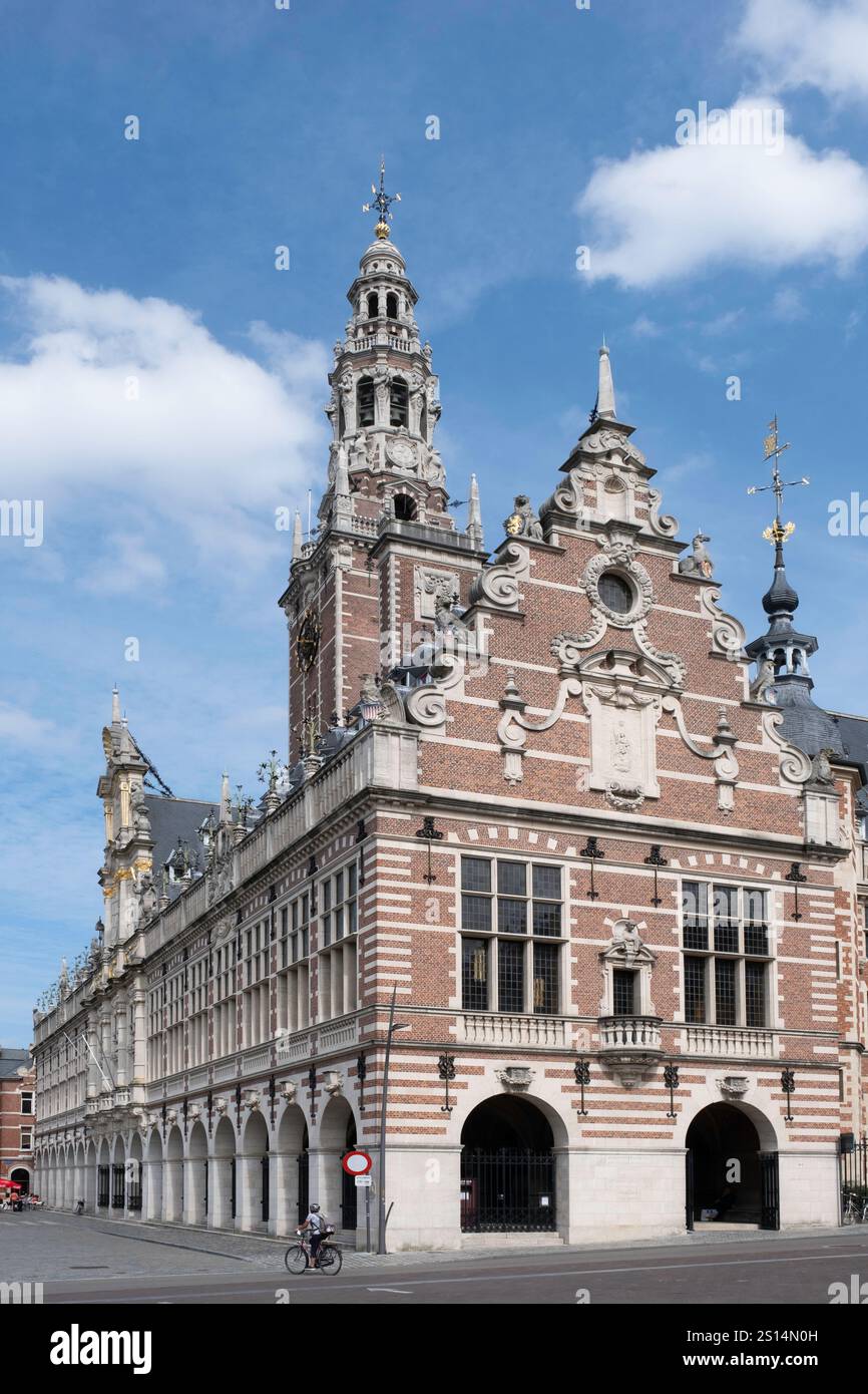 Library in neo-Flemish-Renaissance style of the Catholic University in ...