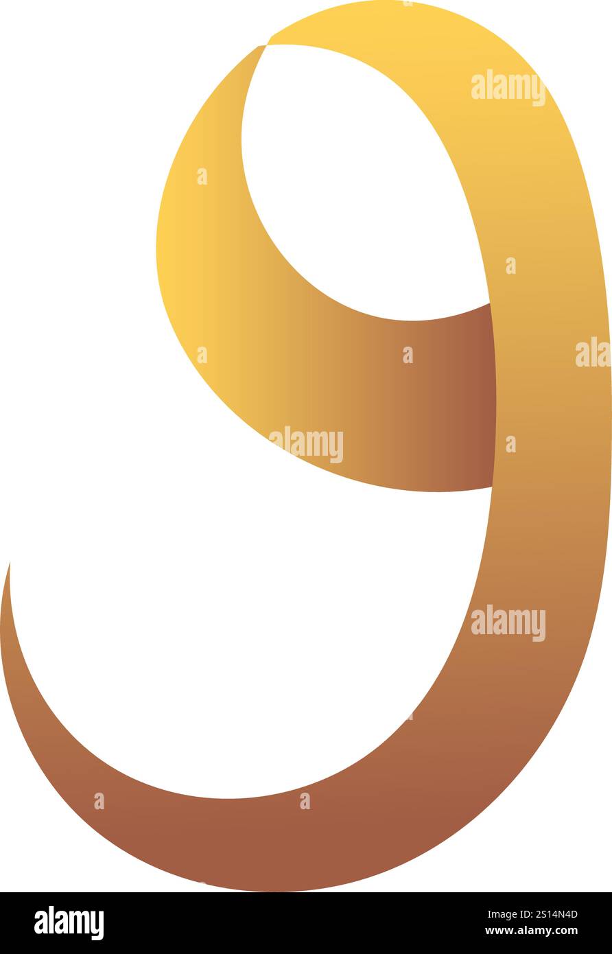 G Letter Logo. Calligraphic style. Golden Stock Vector Image & Art - Alamy