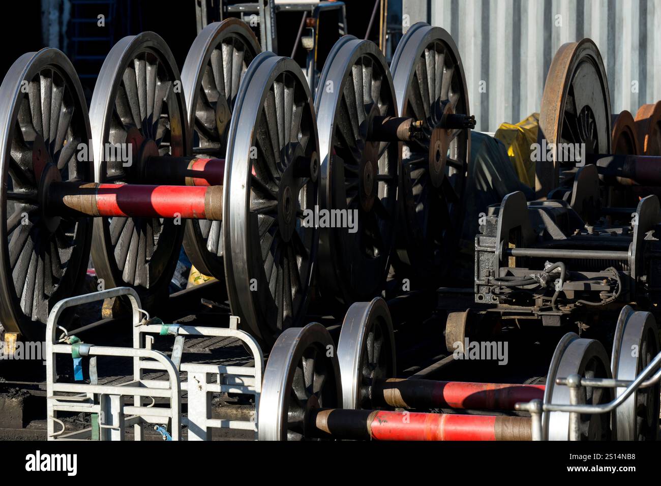 Iron of railway wheels Stock Photo - Alamy