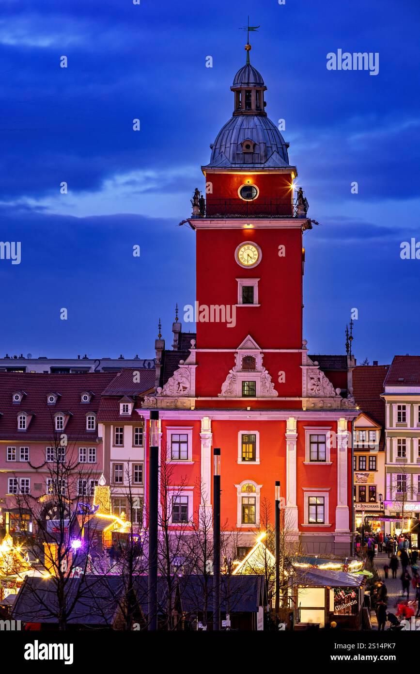 The Christmas Market of Gotha Stock Photo - Alamy
