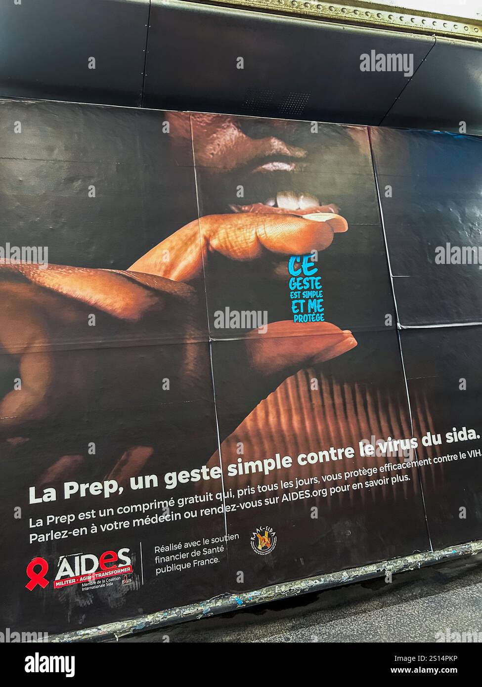 Paris, France, French Advertising Poster Billboard in Paris Metro ...