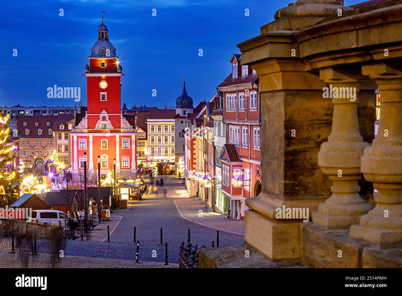 The Christmas Market of Gotha Stock Photo - Alamy