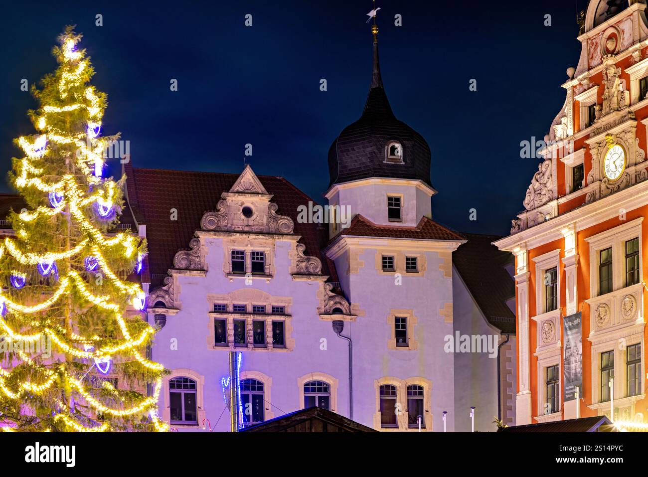 The Christmas Market of Gotha Stock Photo - Alamy