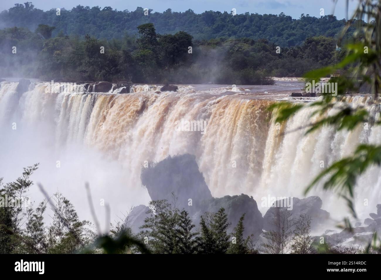 Iguazu National Park, Argentina. Iguazu Falls - Upper (Superior ...
