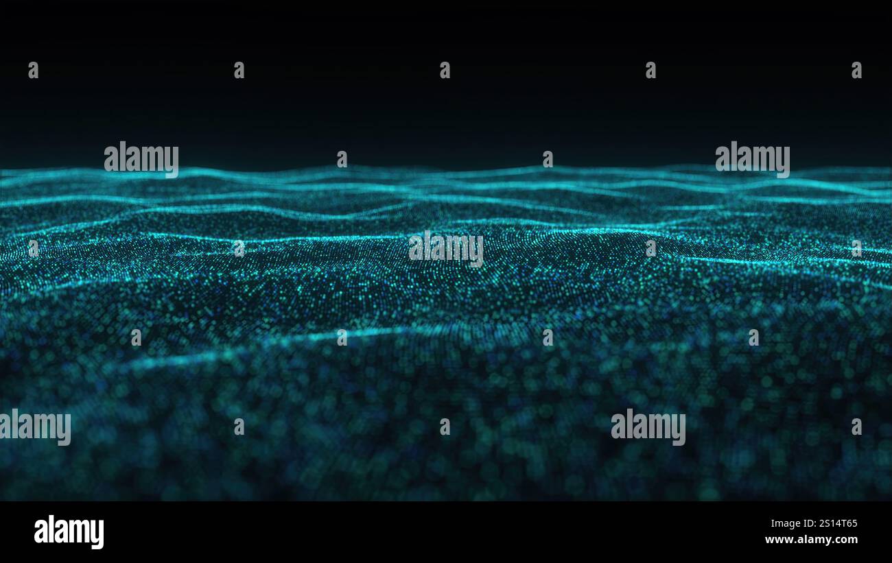 Abstract surface wave 3d loopable hi-res stock photography and images ...