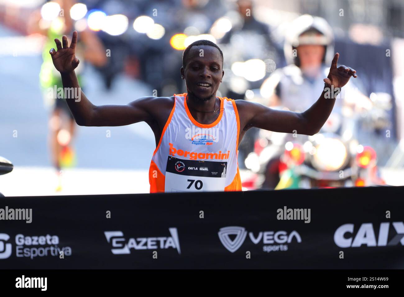 Kenyan athlete Reuben Poghisho finishes third in the 99th edition of ...