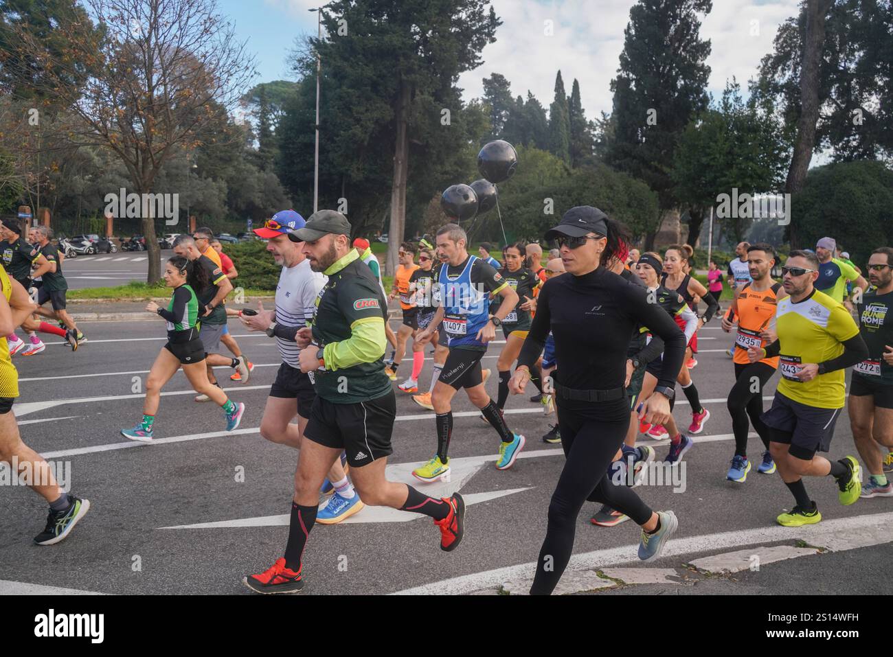 Rome, Italy. 31 December 2024 Thousands of participants take part in ...