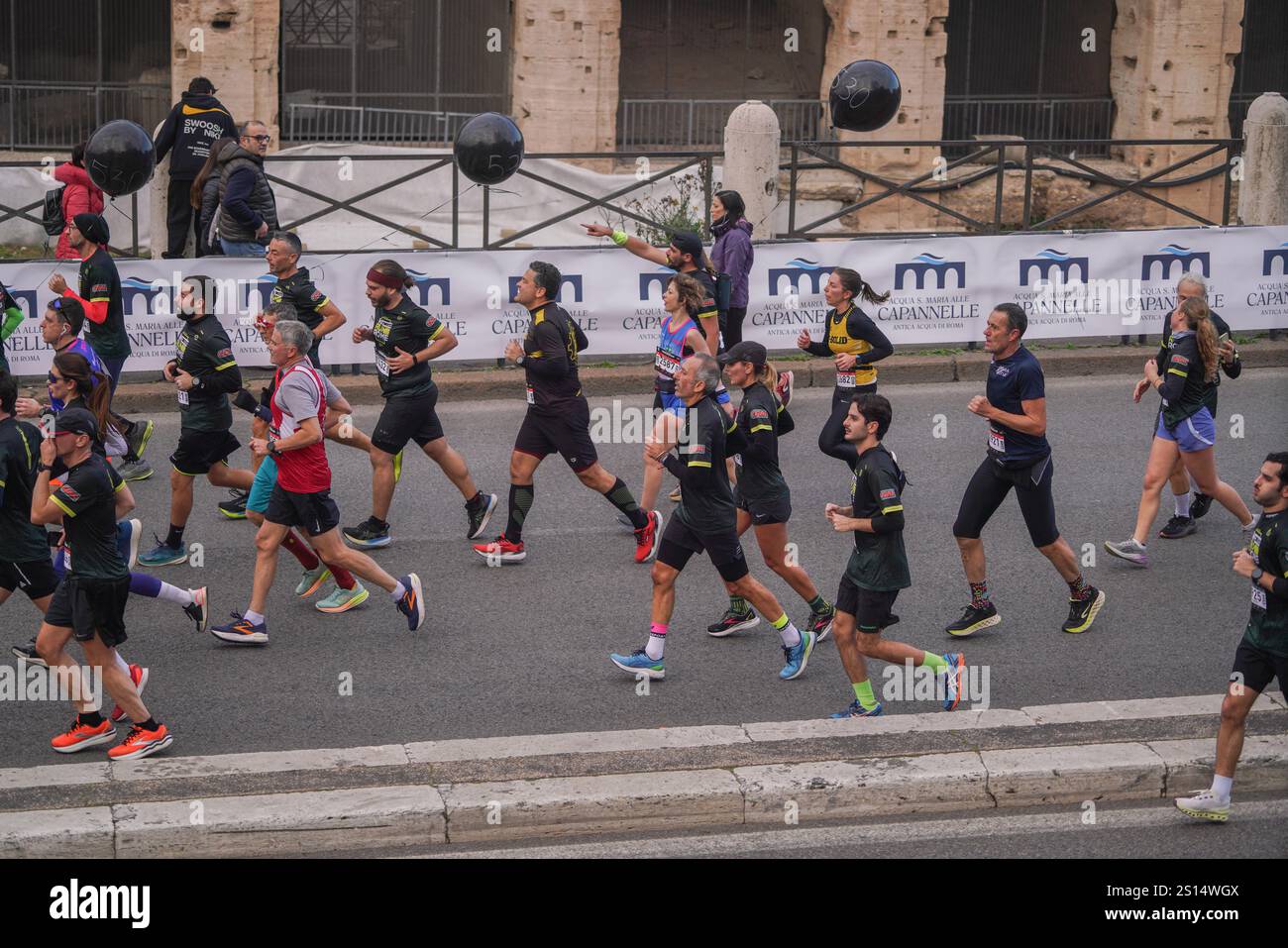 Rome, Italy. 31 December 2024 Thousands of participants take part in ...