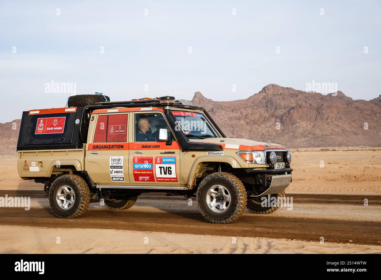 TV6 car during the Administrative and technical Scrutineering of the ...