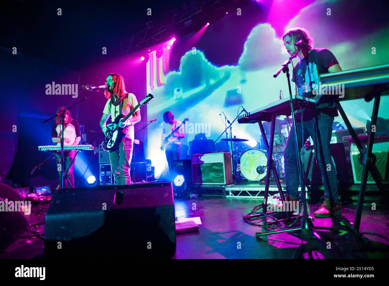 Australian rock band Tame Impala in concert at The Institute ...