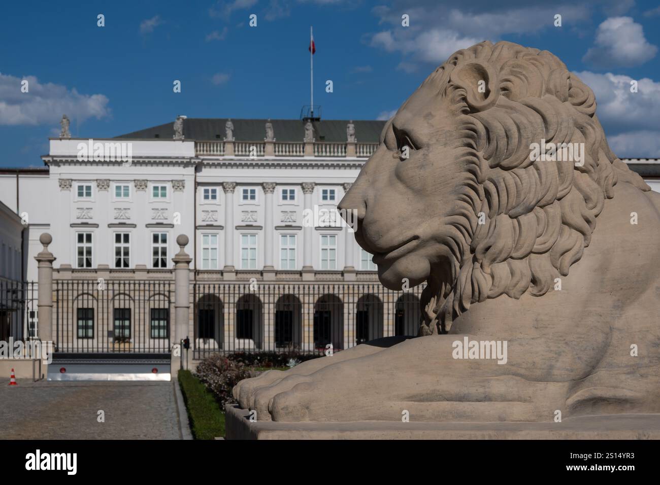 Presidential Palace, official residence of the Polish head of state and ...