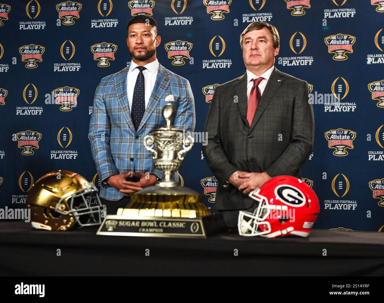 New Orleans, Louisiana, USA. 31st Dec, 2024. Notre Dame Football Head ...