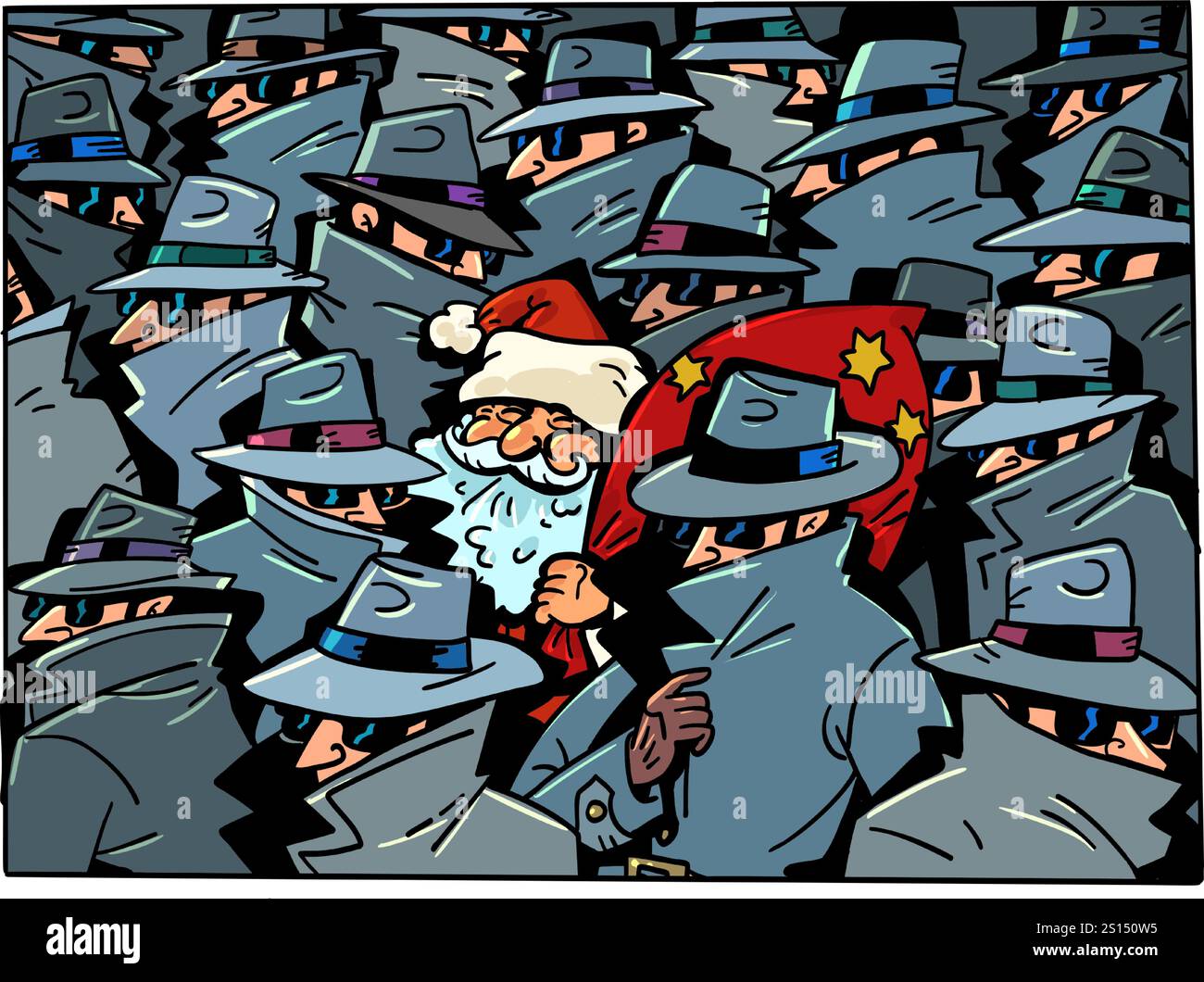 Santa po Stock Vector Images - Alamy