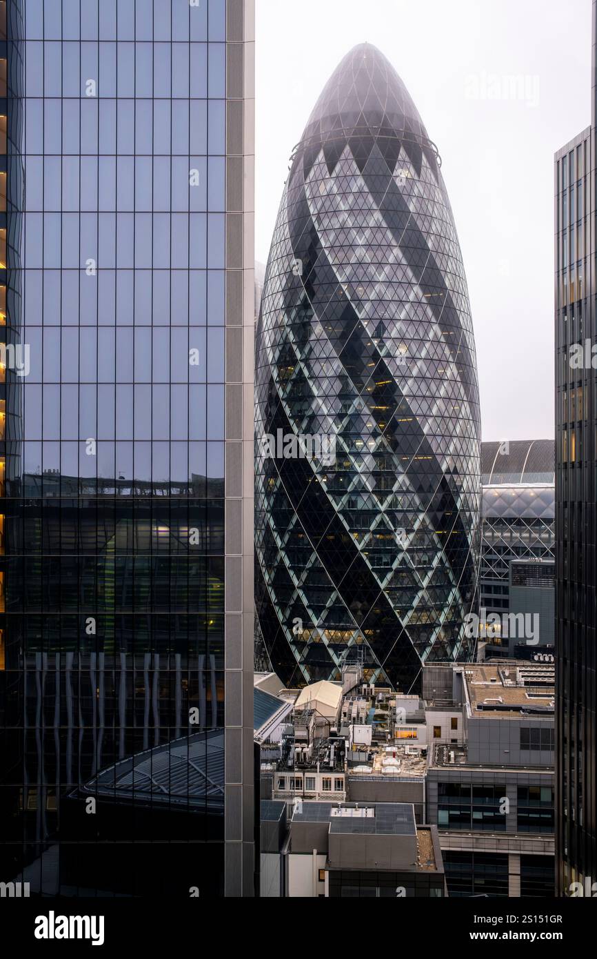 30 St Mary Axe, also known as The Gherkin Building In The City of ...