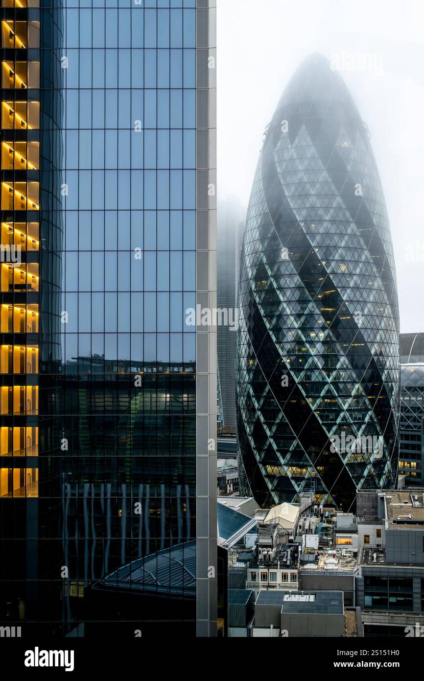 30 St Mary Axe, also known as The Gherkin Building In The City of ...