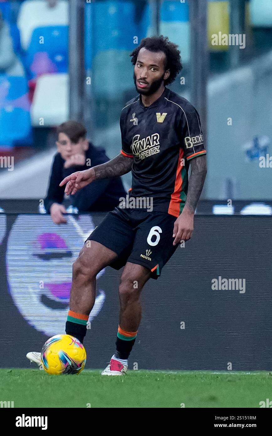 Naples, Italy. 29th Dec, 2024. Gianluca Busio of Venezia FC during the ...