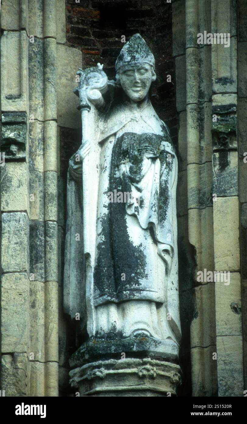 Thornton Abbey One of the statues (St Augustine) at Thornton Abbey ...