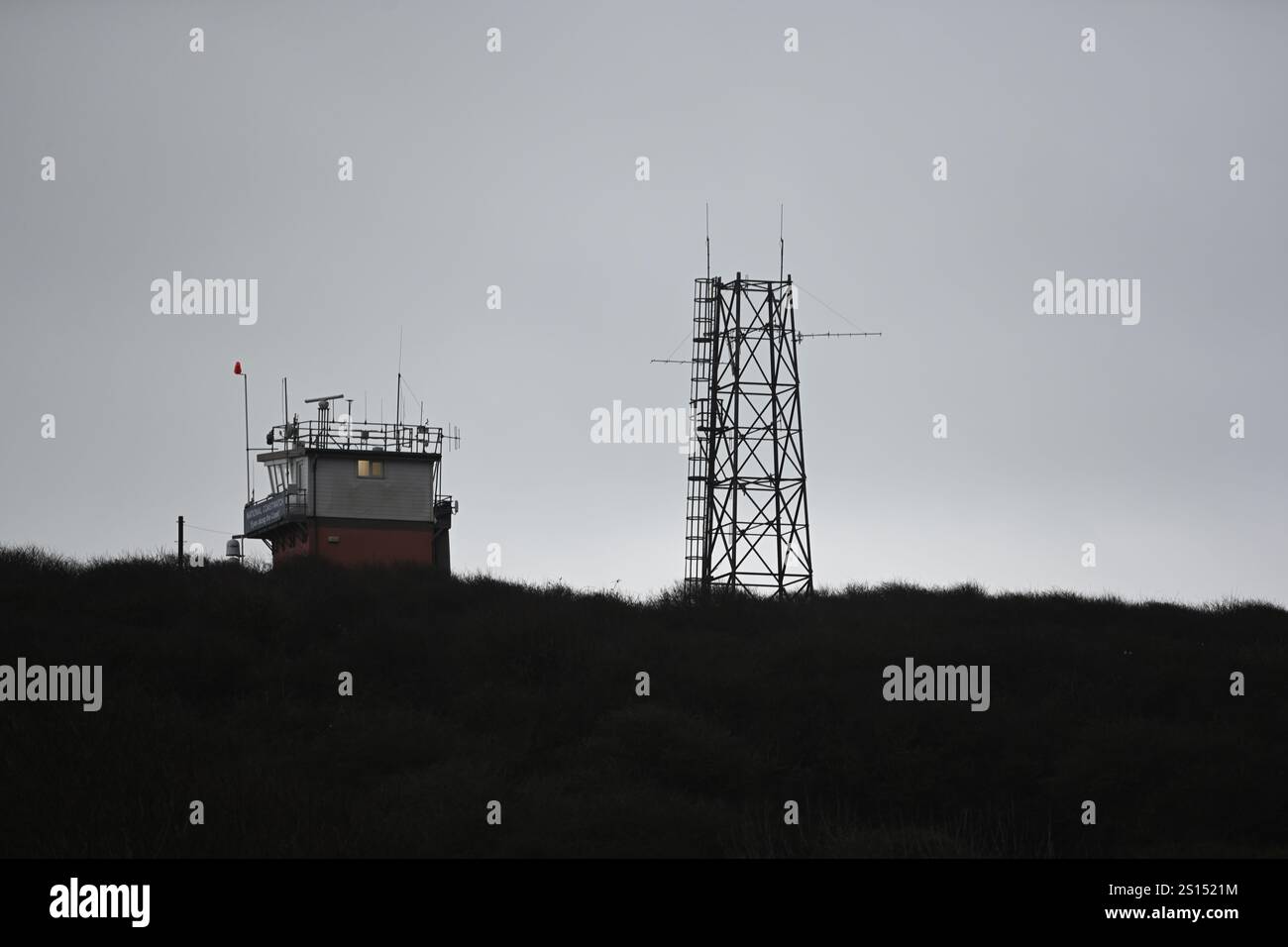 coastguard lookout station in Newhaven Stock Photo - Alamy