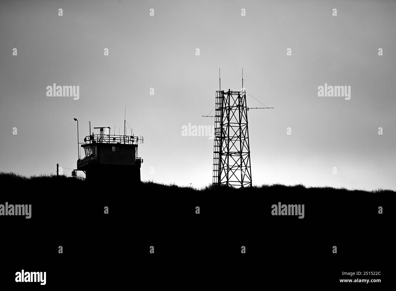 coastguard lookout station in Newhaven Stock Photo - Alamy