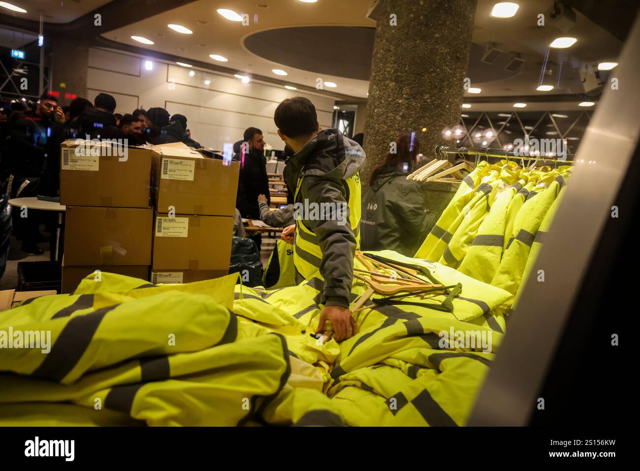 Cologne, Germany. 31st Dec, 2024. In the foyer of the Domforum ...