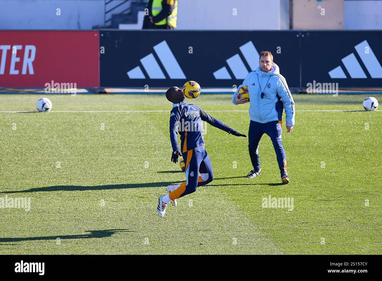 Madrid, Spain. 31st Dec, 2024. Ferland Mendy of Real Madrid CF seen in ...