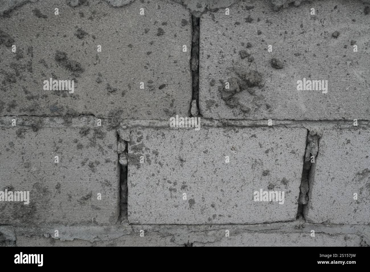 close image of raw Old concrete block wall background and texture Stock ...