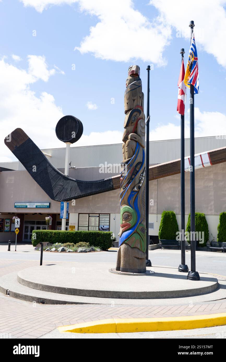 Duncan British Columbia Canada, July 20 2023: World's largest Hockey ...
